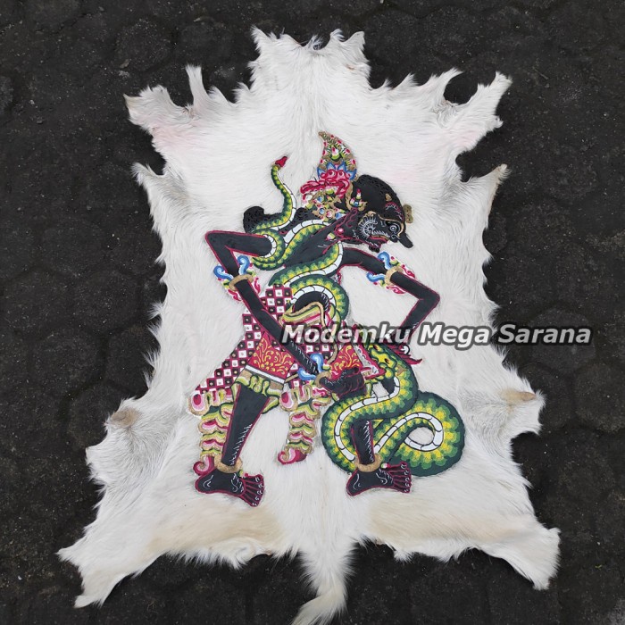 Jual Lukisan Lembaran Wayang Kulit Full Body 77x55 cm - Bratasena ...