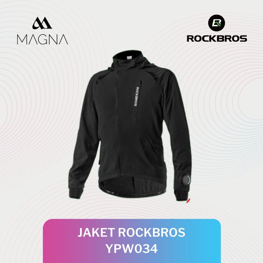 Jual Jaket Sepeda Rockbros YPW034 Jacket Raincoat Parasut Sepeda Sport ...