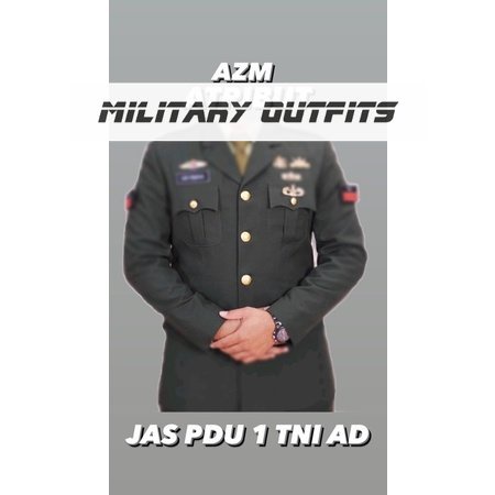 Jual PAKAIAN DINAS UPACARA / SERAGAM JAS PDU 1 Dan 4 TNI AD (ANGKATAN ...