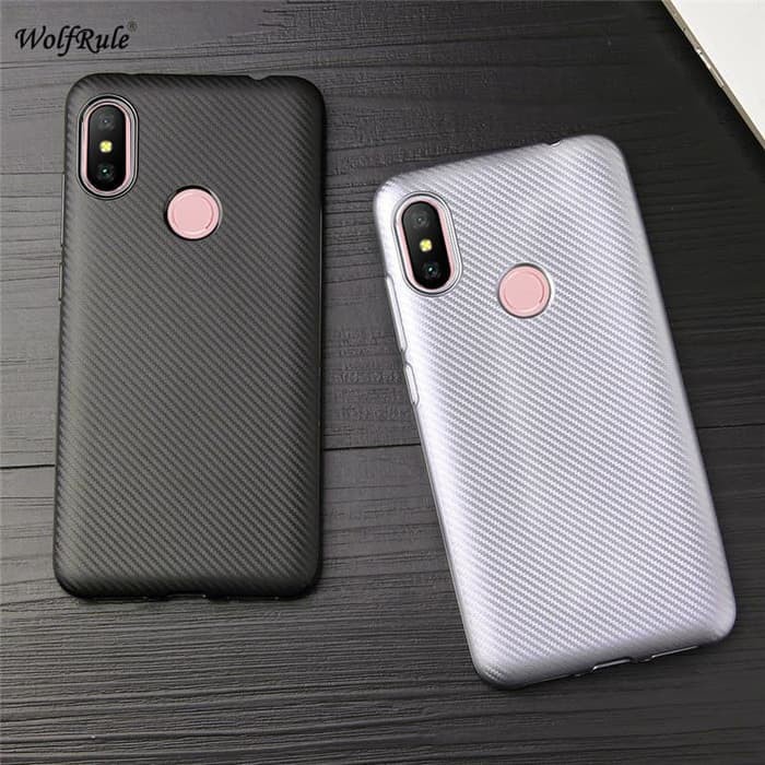Jual CASE XIAOMI REDMI NOTE 6 PRO LUXURY CASE CARBON ANTI FINGERPRINT ...