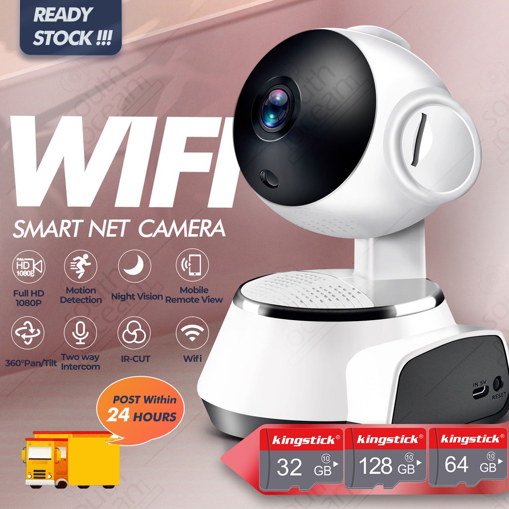 Jual IP WIFI CCTV Camera V380 Smart Home Wifi Kamera HD1080P Q6 ...