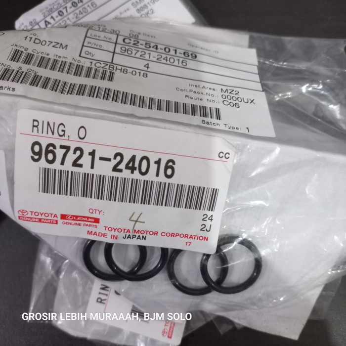 Jual SEAL ORING FILTER OLI AVANZA XENIA (KECIL) 96721-24016 TOYOTA ...