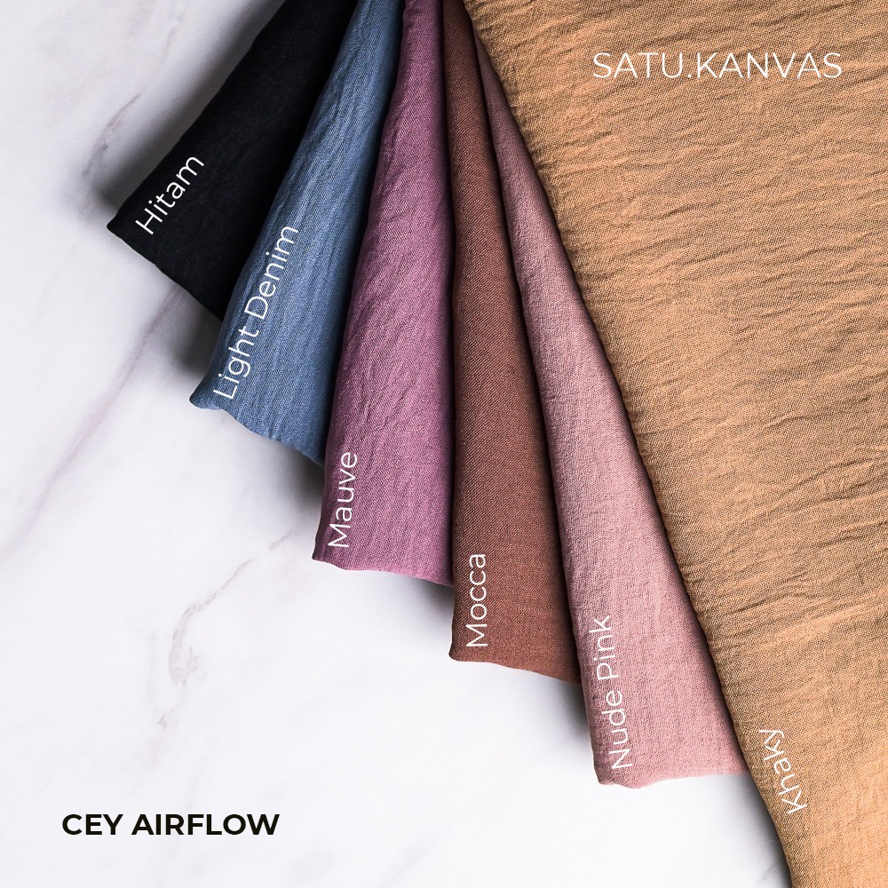 Jual Kain CEY AIRFLOW STRETCH CRINKLE ( BUKAN KERUDUNG!!! ) | Shopee ...