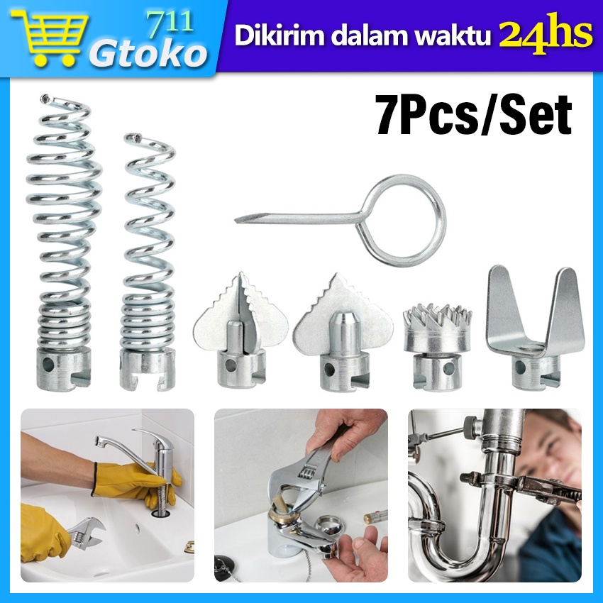 Jual Electric Drain Cleaner Head Cutter 16MM Mata Bor Pembersih Pipa ...