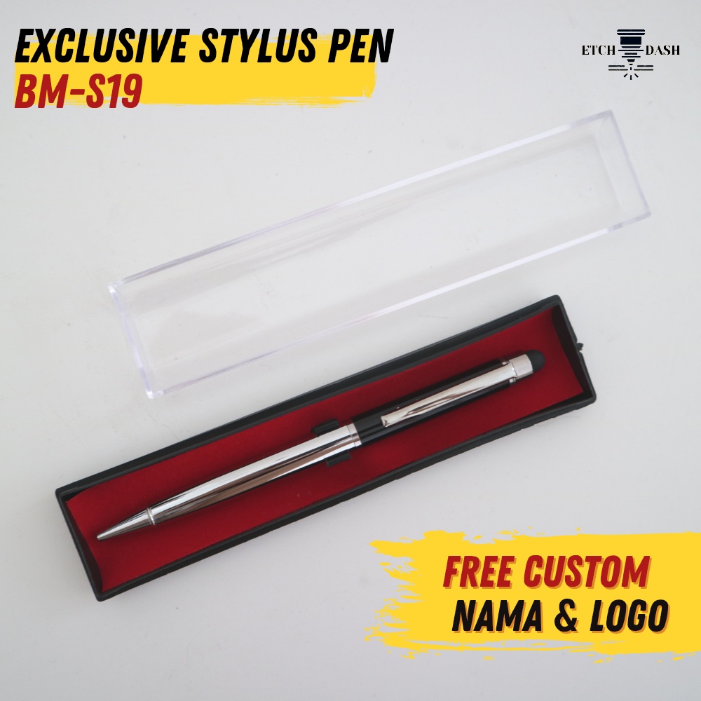 Jual Pulpen Eksklusif Stylus Custom Souvenir Perusahaan - Exclusive Pen BM-S19 | Shopee Indonesia