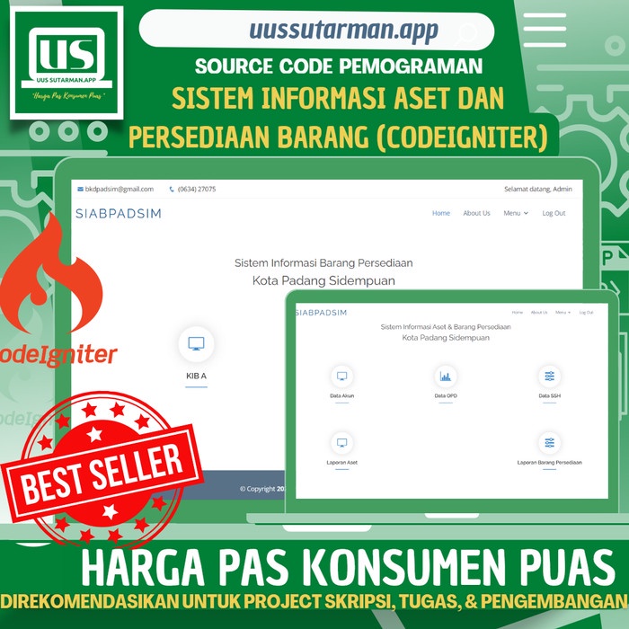 Jual source code Sistem Informasi Aset dan Persediaan Barang Codeigniter | Shopee Indonesia