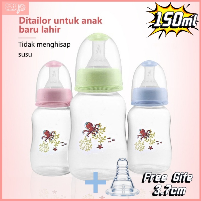 Jual 150ml Botol Susu Dot Nipple Standard Bottle FREE Botol Dot ...
