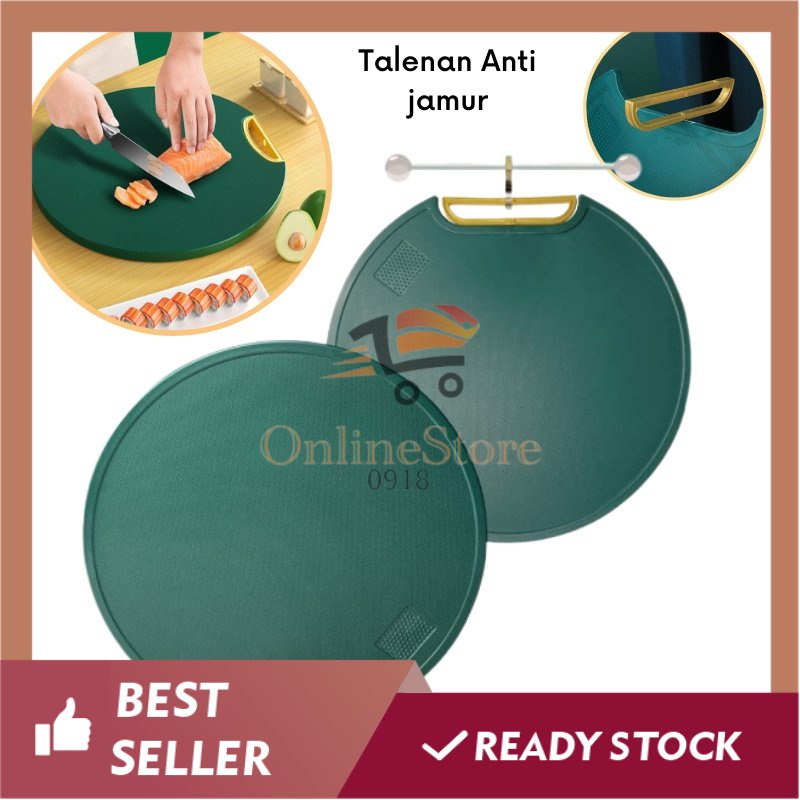 Jual OS - E304 -Talenan Bulat PE Anti Jamur - CUTTING BOARD PREMIUM ...