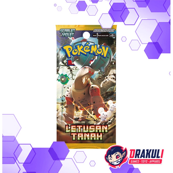 Jual TCG Pokemon Indonesia Scarlet & Violet Letusan Tanah Booster Pack SV2D | Shopee Indonesia