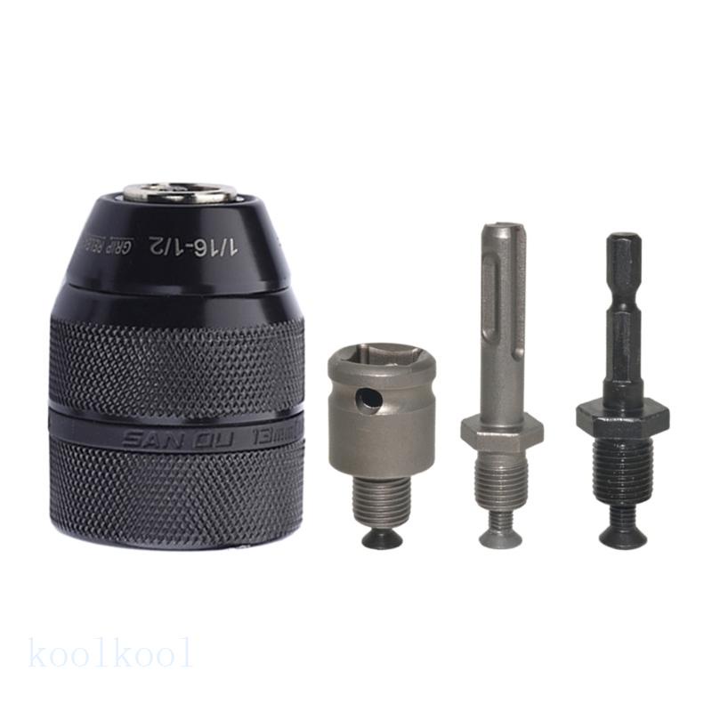 Jual Kool 4pcs 2-13mm 12-20UN Sambungan Drat Bor Chuck Adapter SDS-Plus ...