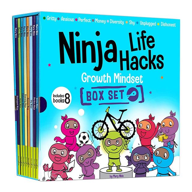 Jual Ninja Life Hacks Growth Mindset Box Set (Books 9-16) | Shopee ...