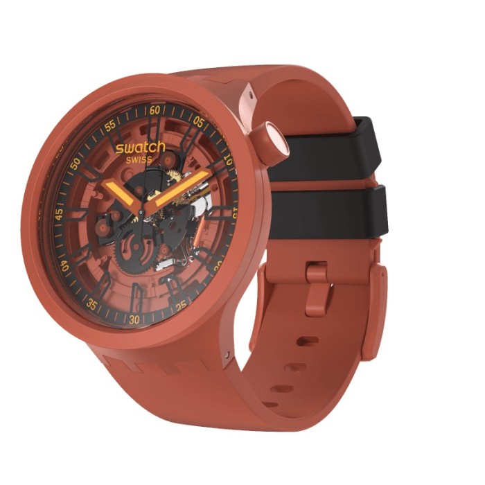 Jual Original 100%!! Jam Tangan Pria SWATCH Big Bold SB01R100 SWATCH ...