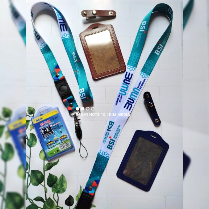 Jual tali id card BSI BUMN / lanyard BSI bank syariah indonesia ...