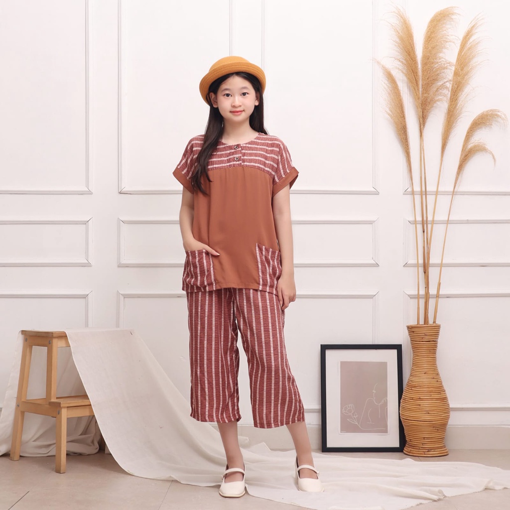 Jual (7 - 15 Tahun) Cindy Set Baju Anak Duishi 290133 | Shopee Indonesia