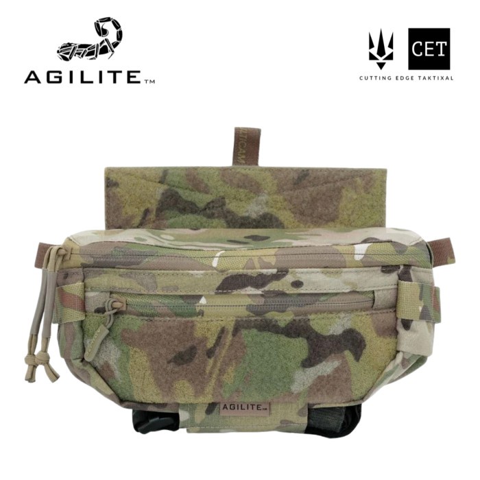 Jual Agilite Six Pack Hanger Pouch - Dangler Drop Vest Pouch - Multicam ...