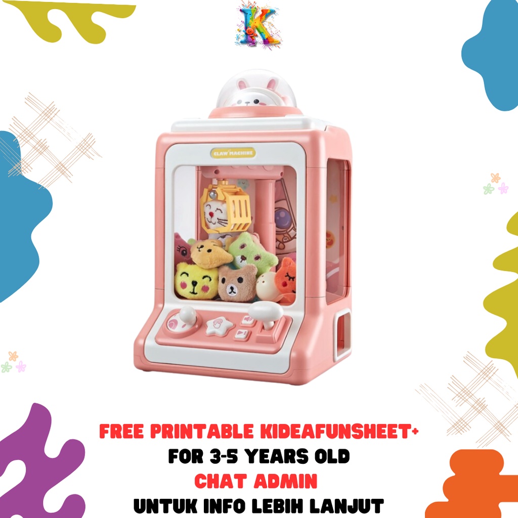 Jual Claw Machine Doll Mesin Tangkap Boneka Capit Electric Candy ...