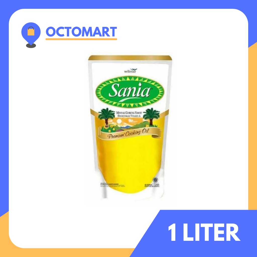 Jual SANIA Minyak Goreng 1L / 1 L / 1 Liter | Shopee Indonesia