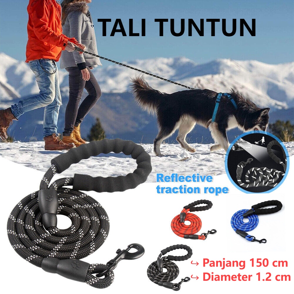 Jual Dog Leash Tali Tuntun Harness Kekang Harnes Anjing Kucing Besar ...