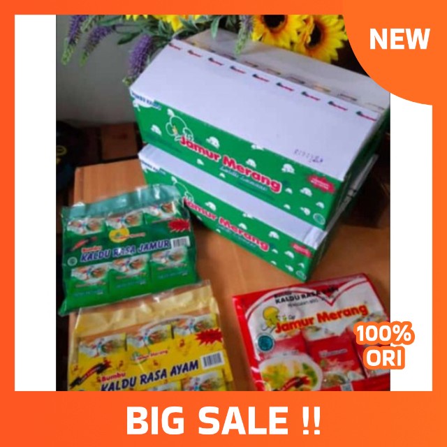 Jual Kaldu Jamur Merang Alami 30 Sachet Penyedap Rasa Non MSG Pengganti ...