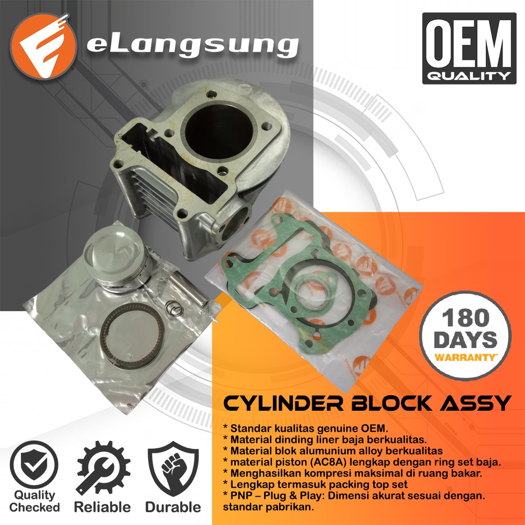 Jual Blok Piston Set Beat Karbu KVY Bergaransi 180 Hari - eLangsung ...