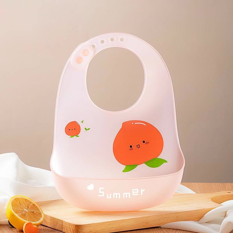 Jual [KARAKTERKU] Premium Baby Bibs Silikon BPA Free Waterproof MPASI ...