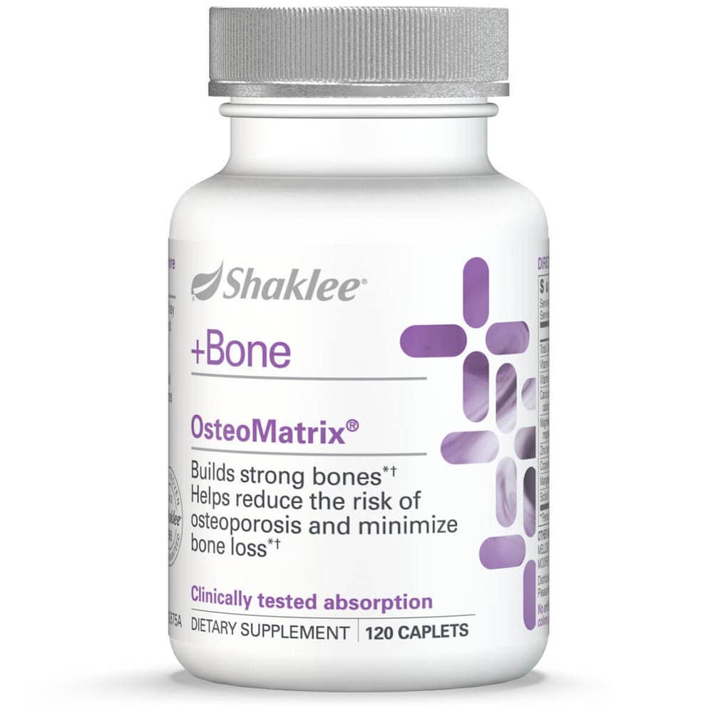 Jual SHAKLEE OsteoMatrix, Build Bone Density, 120s (SPORE) | Shopee ...