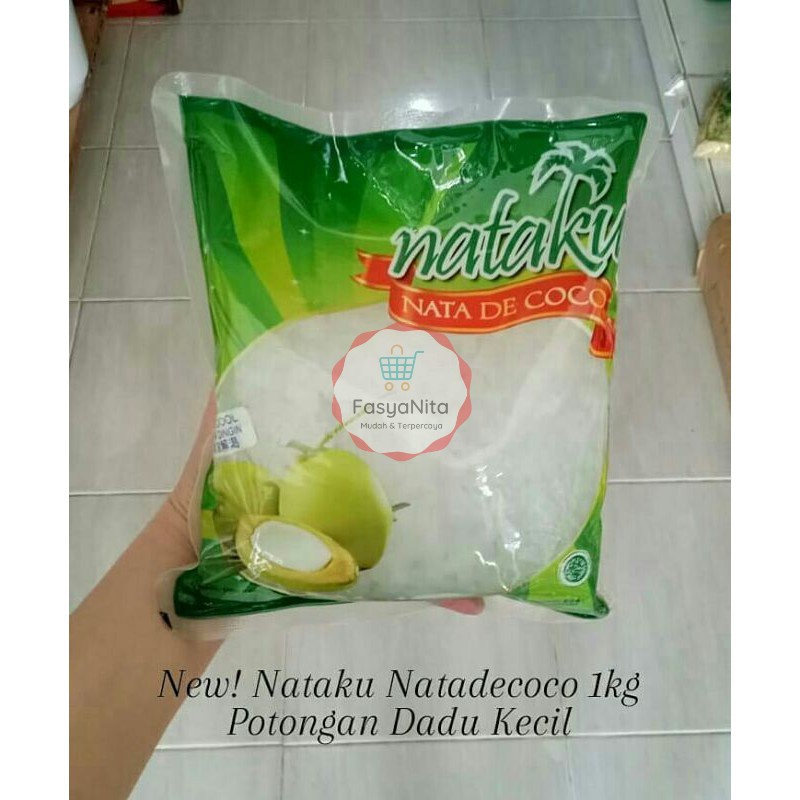 Jual Nata De Coco 1kg - Nataku (Potongan dadu kecil) Inaco Wong Coco ...