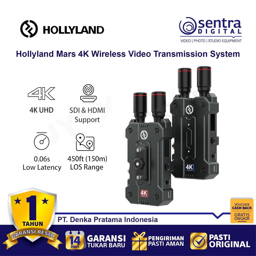 Jual Hollyland Mars 4K Wireless Video Transmission System | Shopee ...