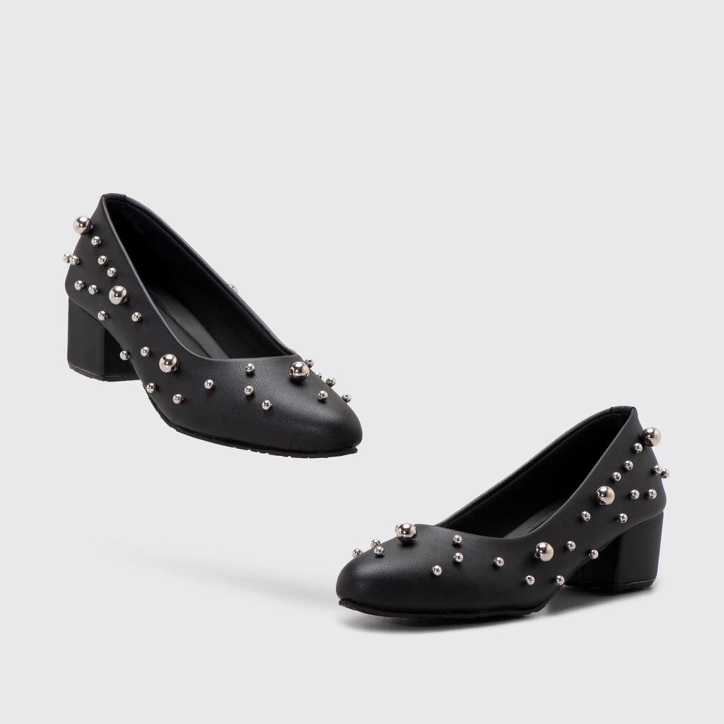 Jual Adorableprojects - Pauline Heels Black - Mini Heels | Shopee Indonesia