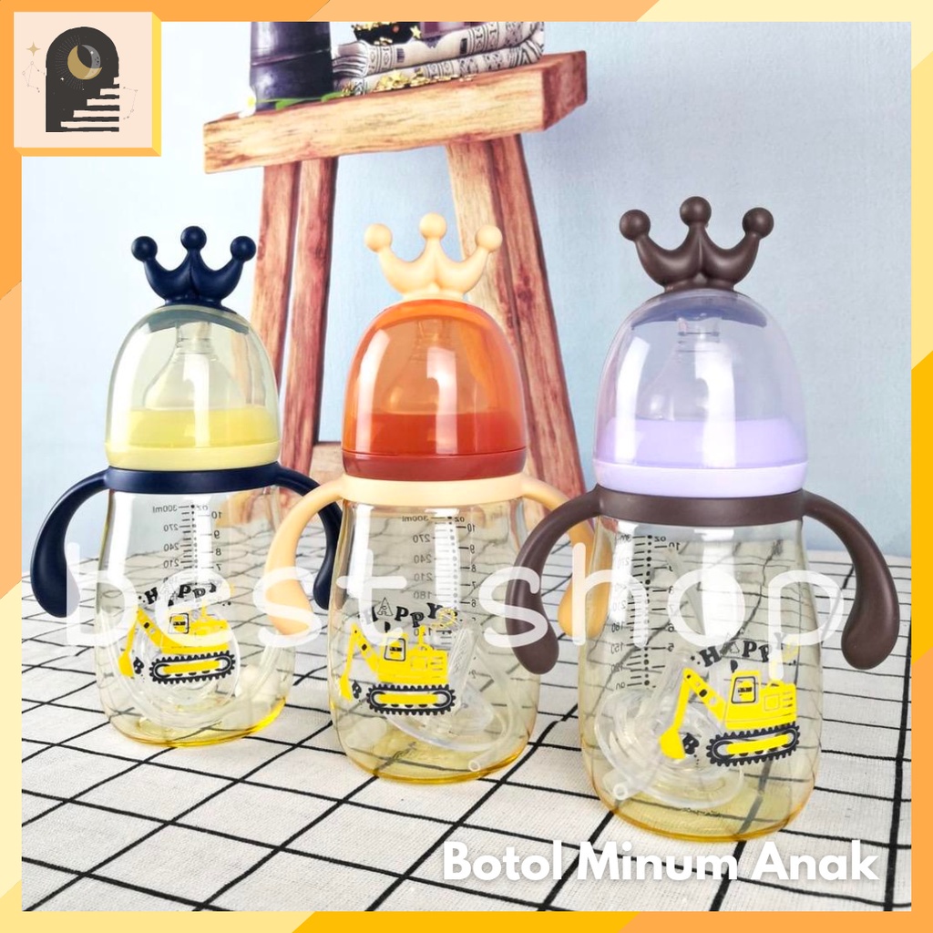Jual Either.id - Botol Minum Anak/Botol 2 IN 1 Dot dan sedotan/Karakter ...