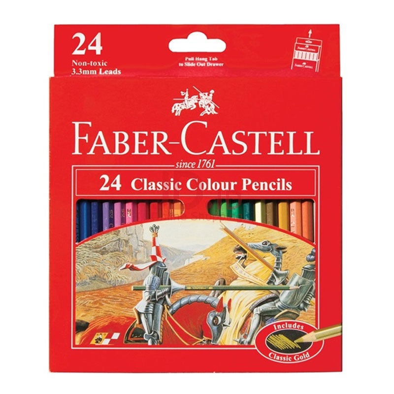 Jual Pensil Warna Faber Castell 24 Classic #115854 Colour Pencils ...