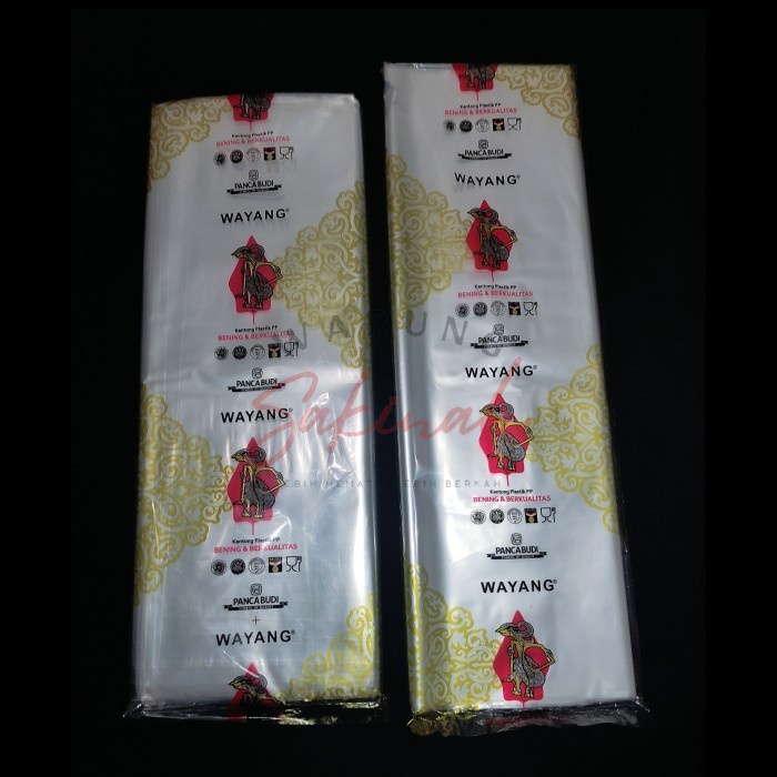 Jual Plastik PP Wayang Bening - Plastik Laundry Ukuran 40x60 / 45x65 ...