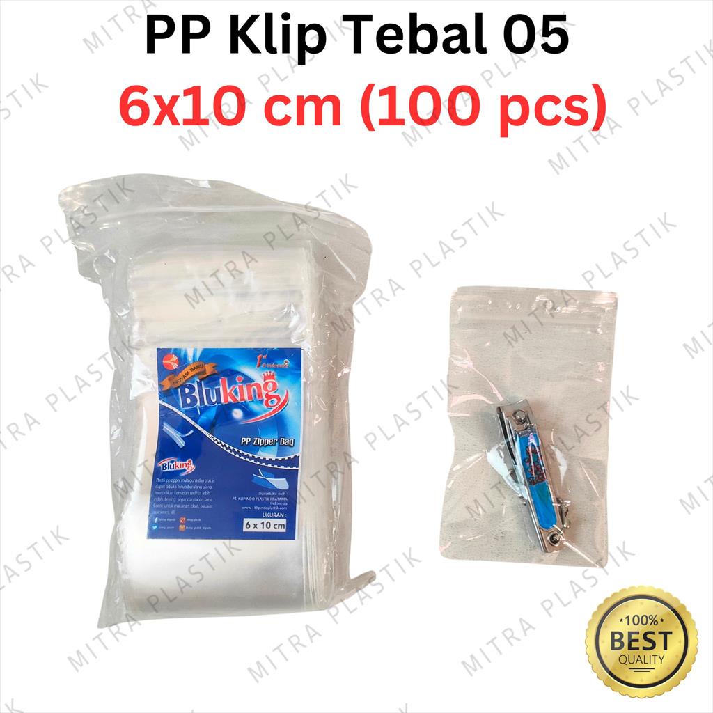 Jual Plastik PP Klip 6x10 Tebal 50 Micron Kemasan Snack BluKing Zip ...