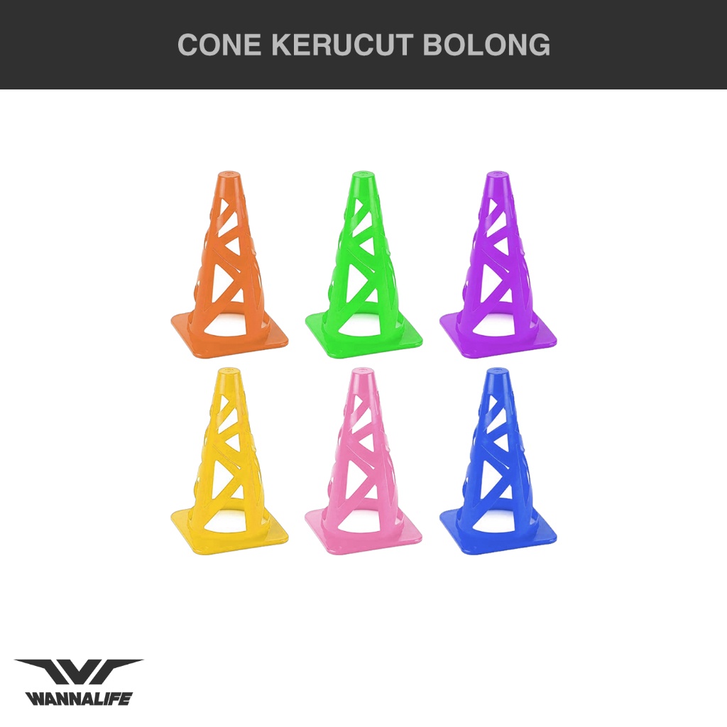 Jual CONE KERUCUT/KUN KERUCUT/CONE CORONG LUBANG LENTUR OLAHRAGA BOLA ...