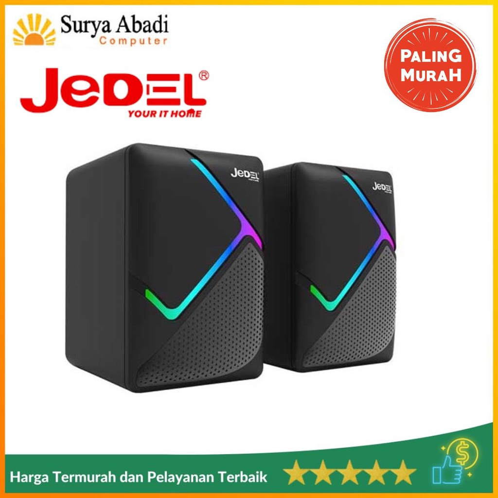 Jual SPEAKER JEDEL S-526 RAINBOW LIGHTING RGB | SPEAKER PC | Shopee Indonesia