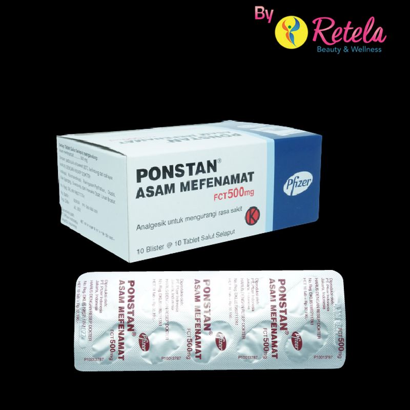 Jual PONSTAN 500MG 1 STRIP 10 TABLET | Shopee Indonesia