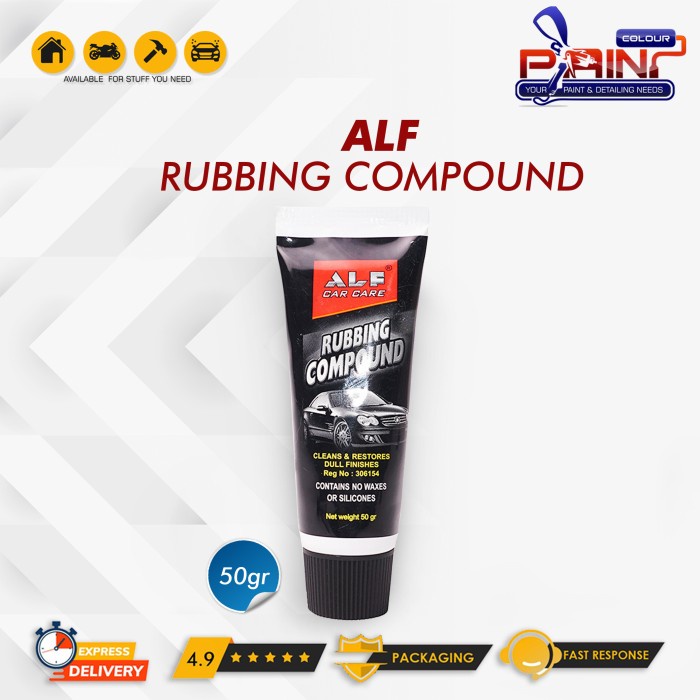 Jual Kumpon Rubbing Compoung Alfa Tube Alfagloss 50gr | Shopee Indonesia