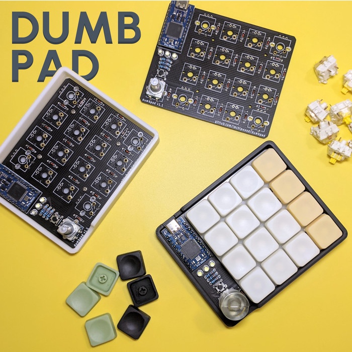 Jual Dumbpad Hotswap USB-C Mechanical Macropad Numpad Keyboard Kit QMK ...