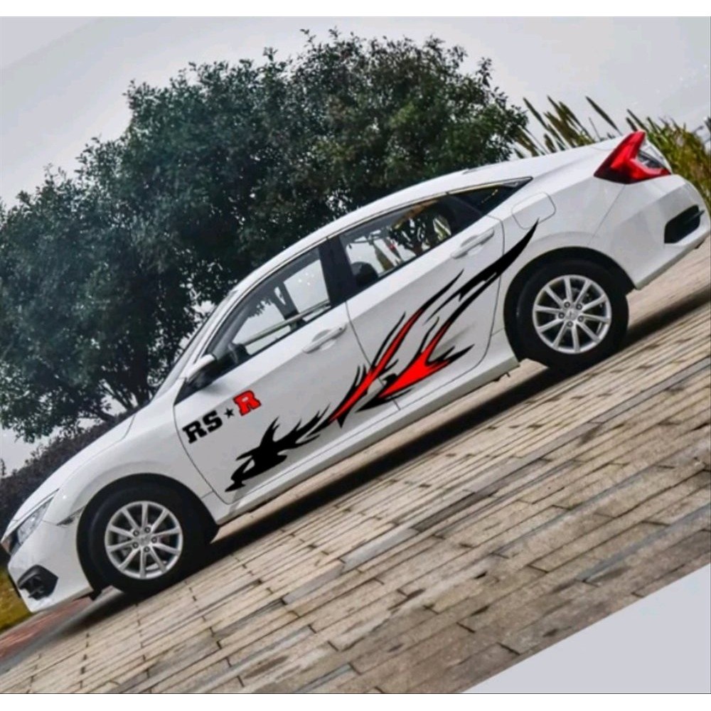 Jual stiker sticker mobil stripe list mobil sedan sticker universal ...