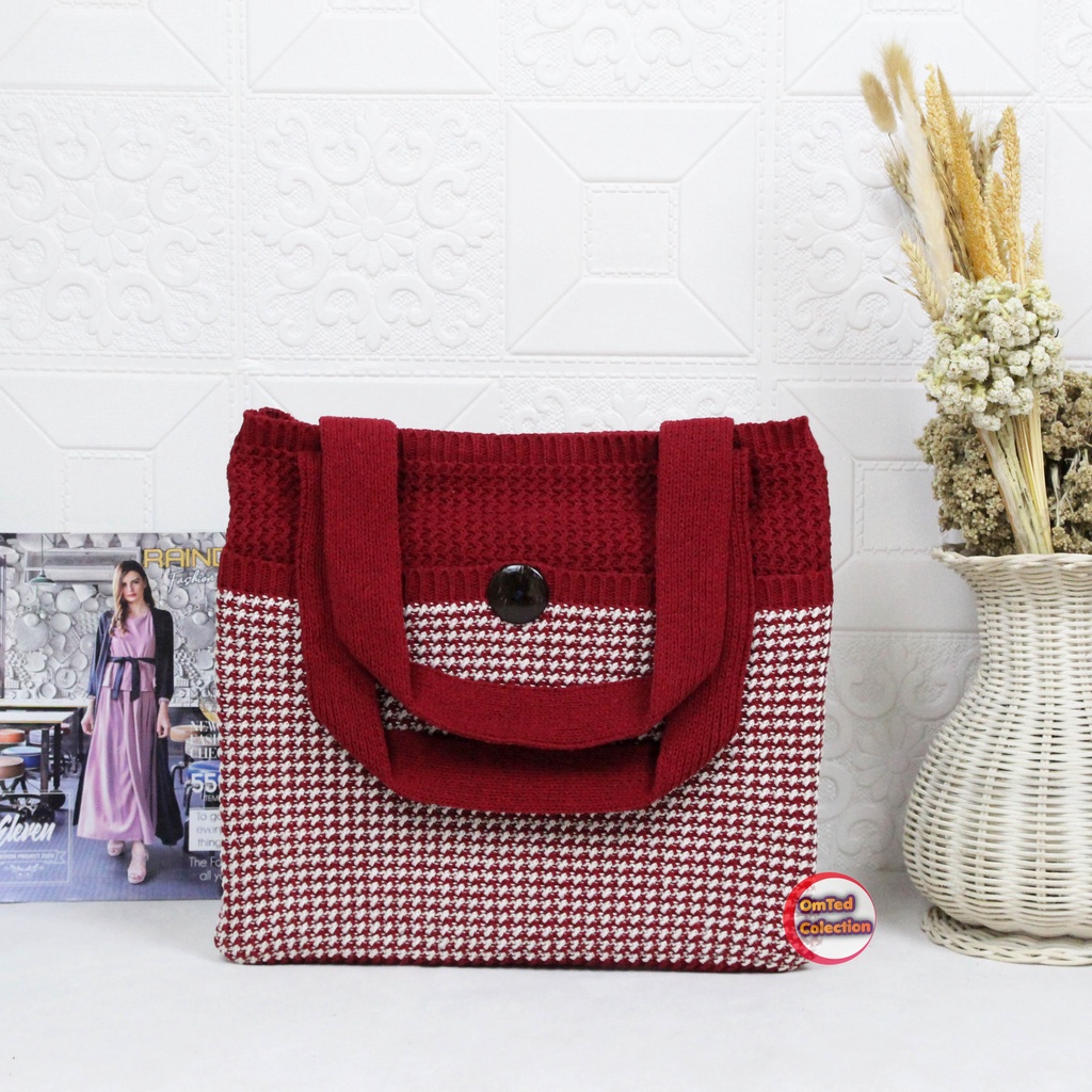Jual Tote bag wanita dewasa motif blaster dua ruang multifungsi bahan ...