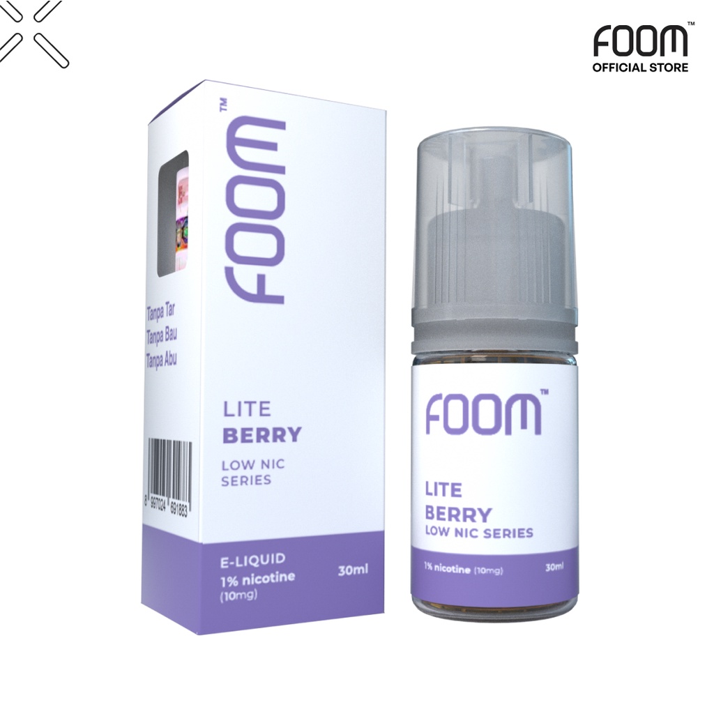 Jual LIQUID FOOM LITE SERIES - Lite Berry (30 mL) | Shopee Indonesia