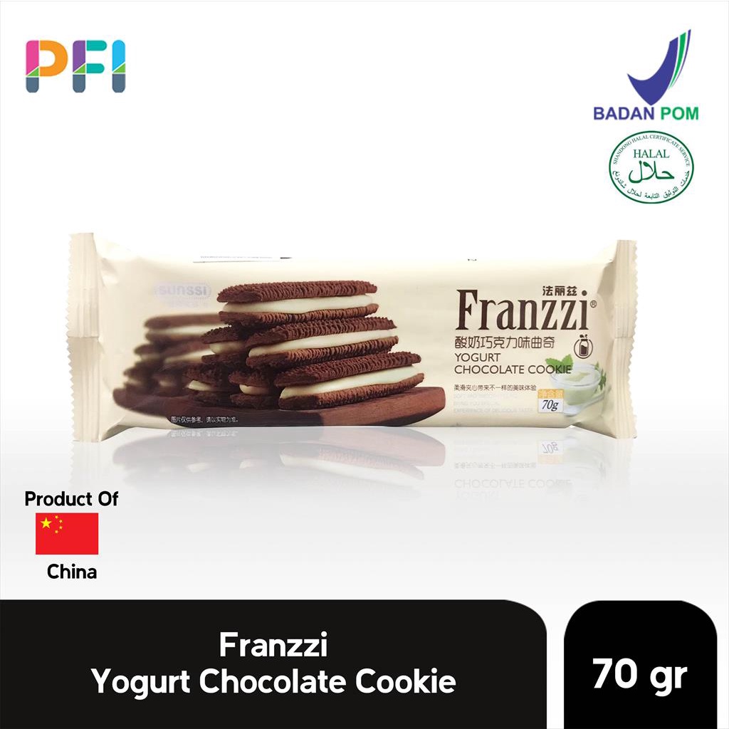 Jual Franzzi Yogurt Chocolate Cookie 70gr | Shopee Indonesia