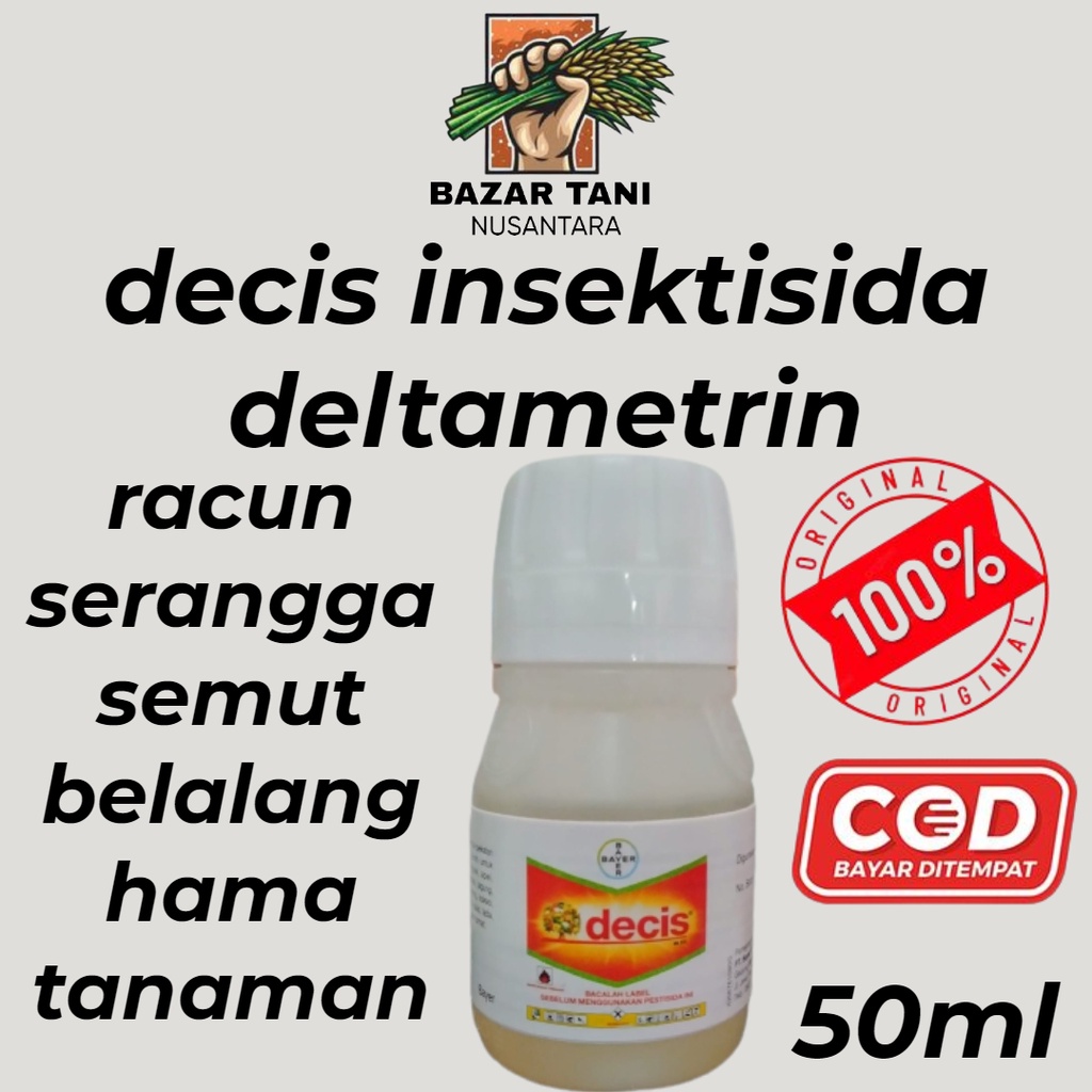 Jual Decis 50 ml deltametrin insektisida decis racun serangga semut ...