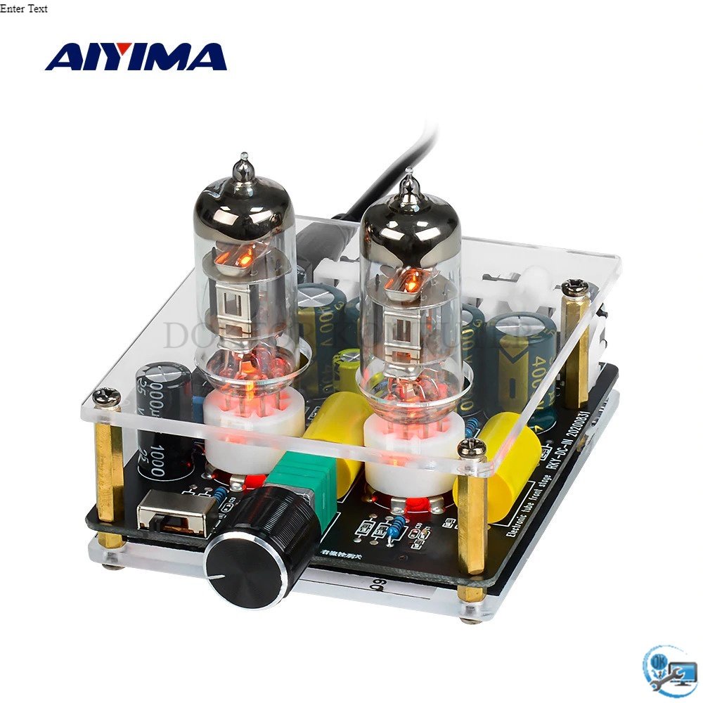 Jual Aiyima Preamplifier Mini HiFi Stereo Preamp 2x6J3 Tubes - B2D2445 ...