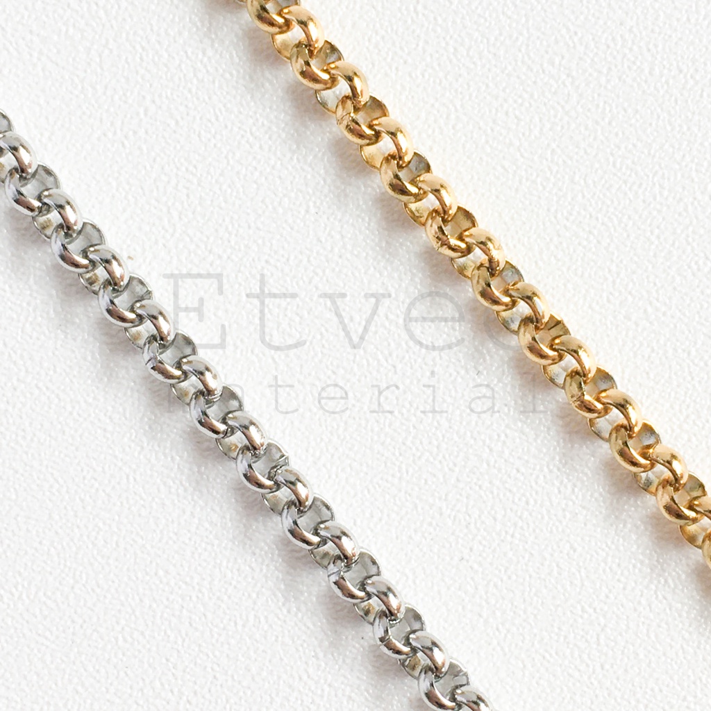 Jual (METERAN) Rantai bulat o chain stainless steel titanium | Shopee ...