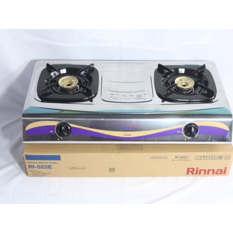 Jual kompor rinai 522E bodi Stainles | Shopee Indonesia