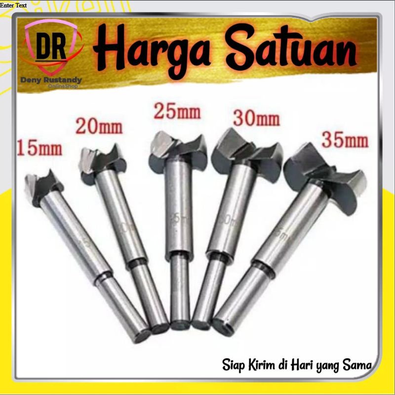 Jual Eceran Mata Bor Engsel Sendok Pintu Fortsner Pelubang Kayu ...