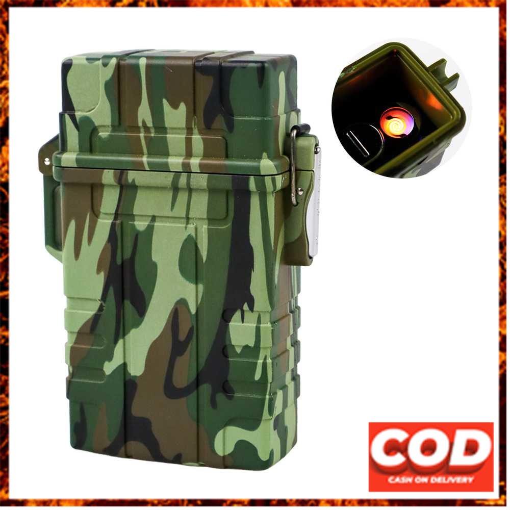 Jual Firetric Kotak Roko + Korek Api Elektrik Coil Lighter USB ...