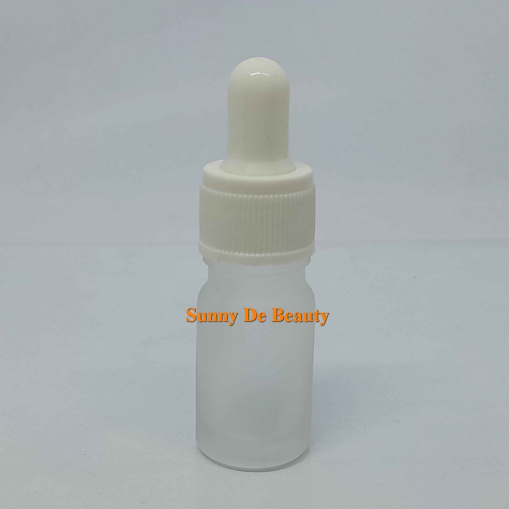 Jual Botol Kaca 5 ml Clear Frossted Br Tutup PP Non Segel Pipete ...