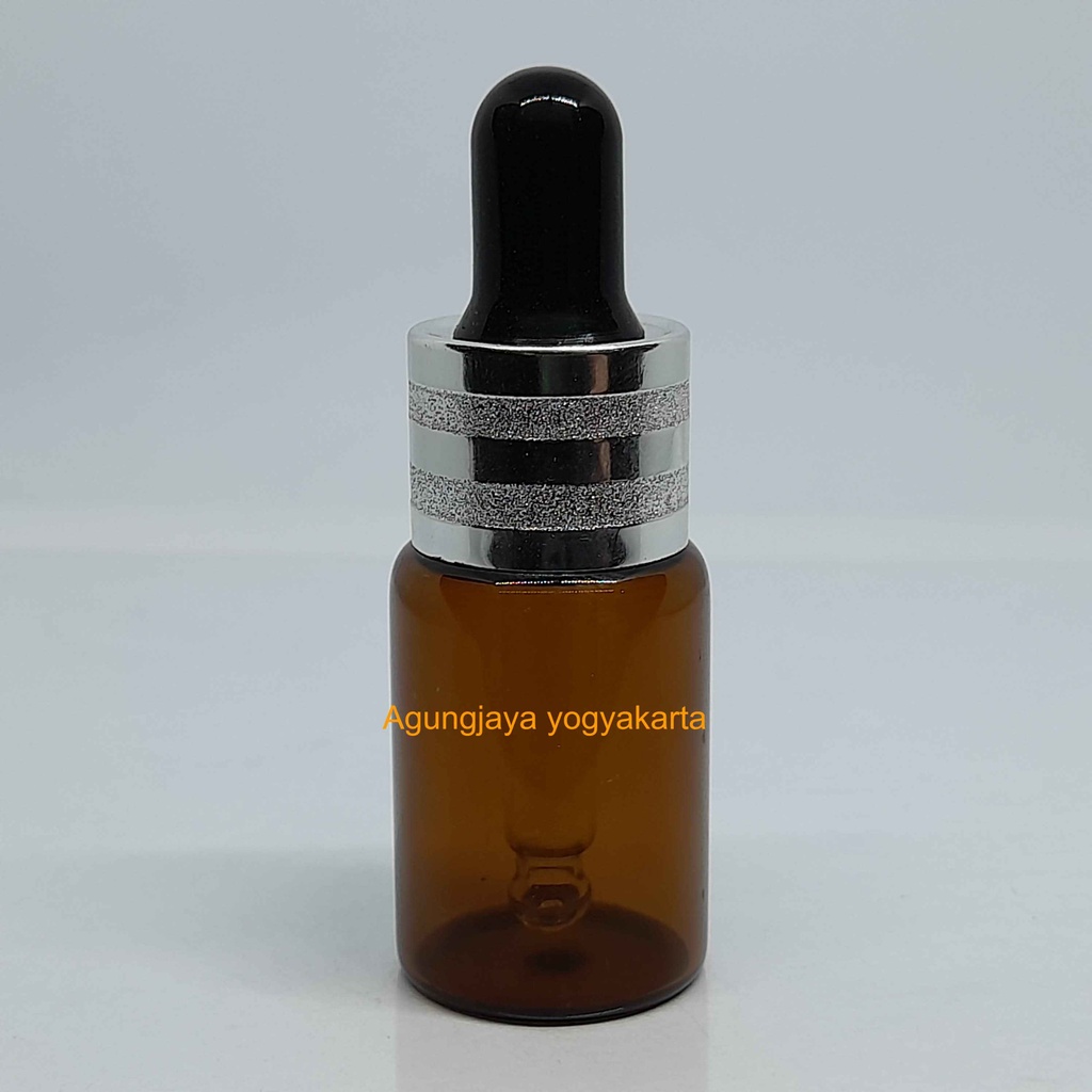 Jual Botol Kaca 10 ml Amber Original Br Tutup Alumunium Combo Pipete Ck ...